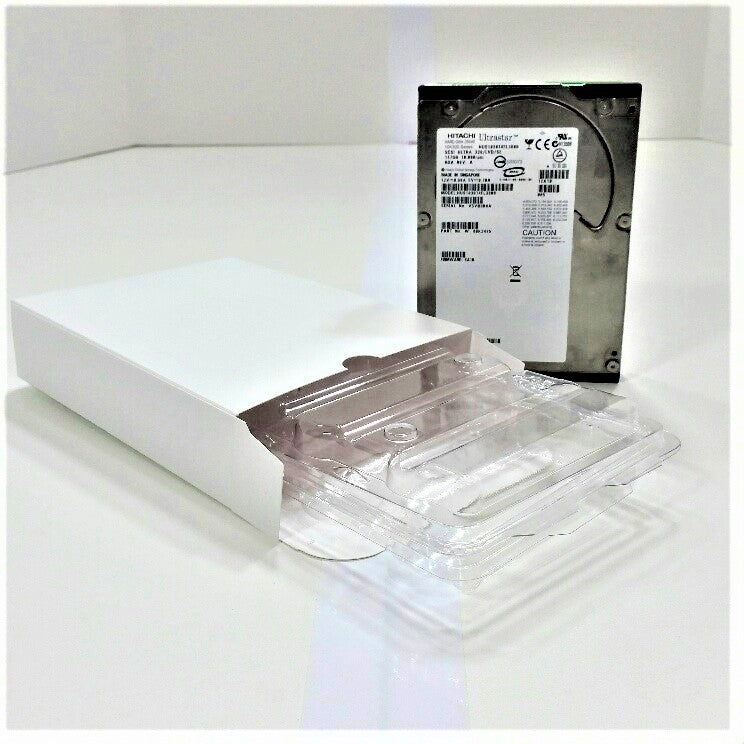 3.5" Hard Disk Drive Individual ESD Plastic Clamshell Case/Kit Contain ...