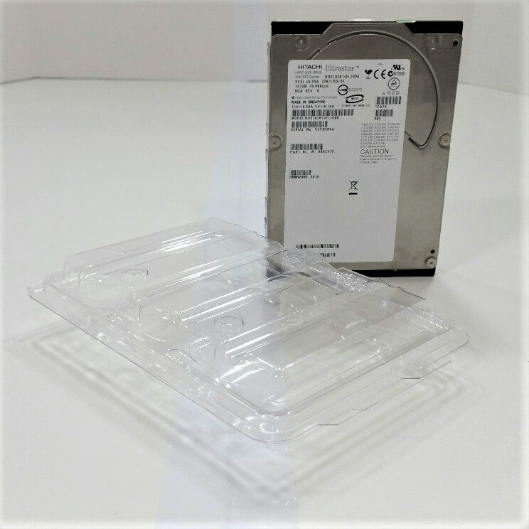 3.5" Hard Disk Drive Individual ESD Plastic Clamshell Case/Kit Contain ...